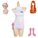 One Piece Egghead Arc Nami White Suit Party Carnival Halloween Cosplay