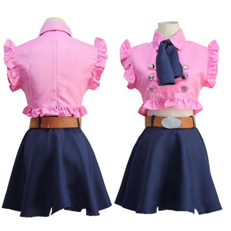 Elizabeth Liones Boar Hat Uniform Cosplay Costume | Cossky
