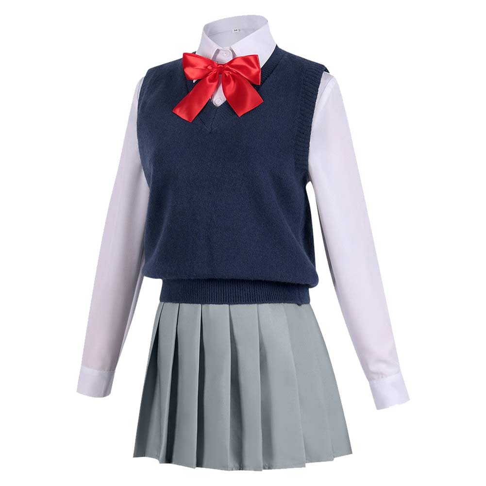 2.5 Dimensional Seduction Ririsa Amano Women Blue JK Uniform Cosplay C