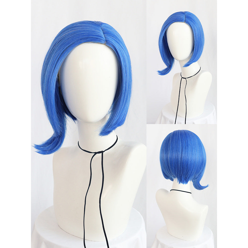 Sadness Cosplay Wig Heat Resistant Synthetic Hair Carnival Halloween P