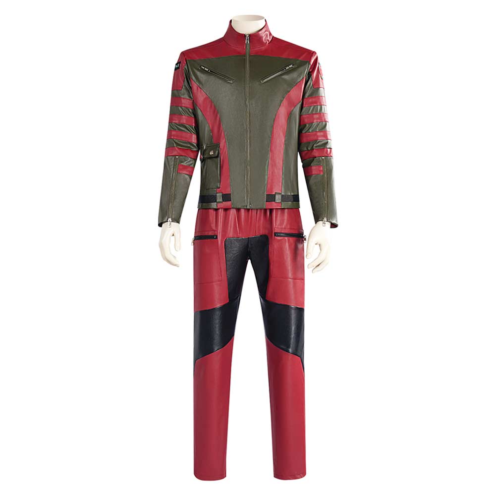 Red One (2024) Callum Drift Red Outfit Carnival Halloween Cosplay Cost