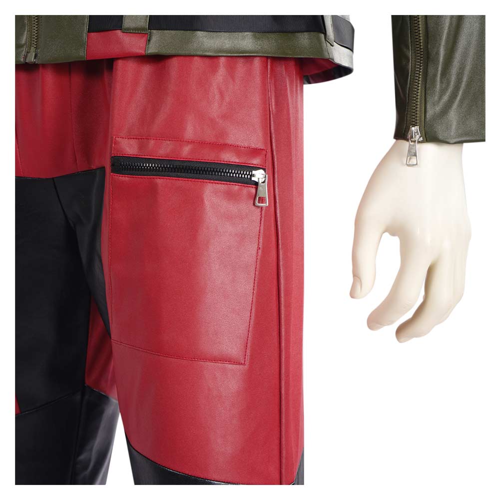 Red One (2024) Callum Drift Red Outfit Carnival Halloween Cosplay Cost