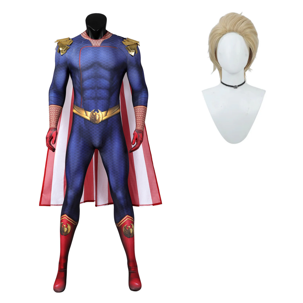 The Boys The Homelander Cosplay Costume Jumpsuit Cloak Outfits Hallowe