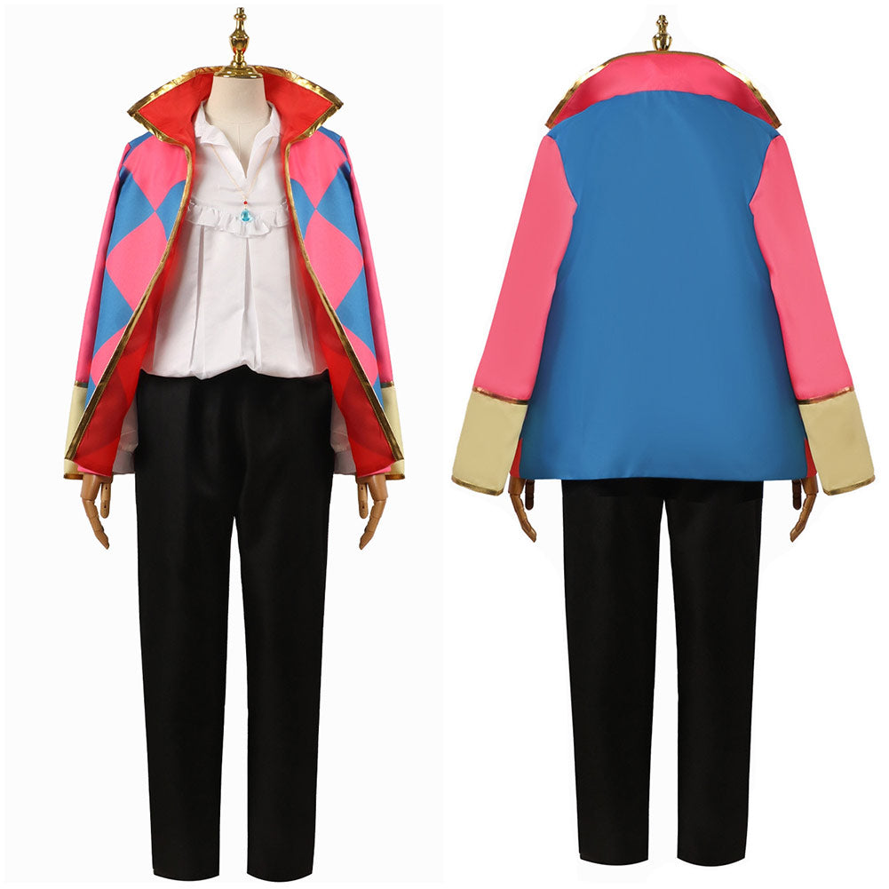 Howl‘s Moving Castle Movie Howl Outfits Halloween Carnival Suit Cospla