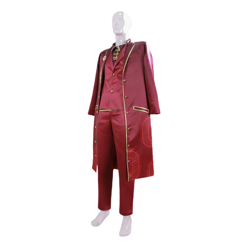 Limbus Company Lei Heng Red Coat Set Outfit Men Halloween Carnival ...