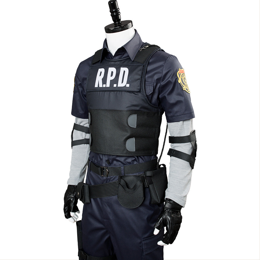 Resident Evil 4 Leon Scott Kennedy RPD Outfit Cosplay Costume