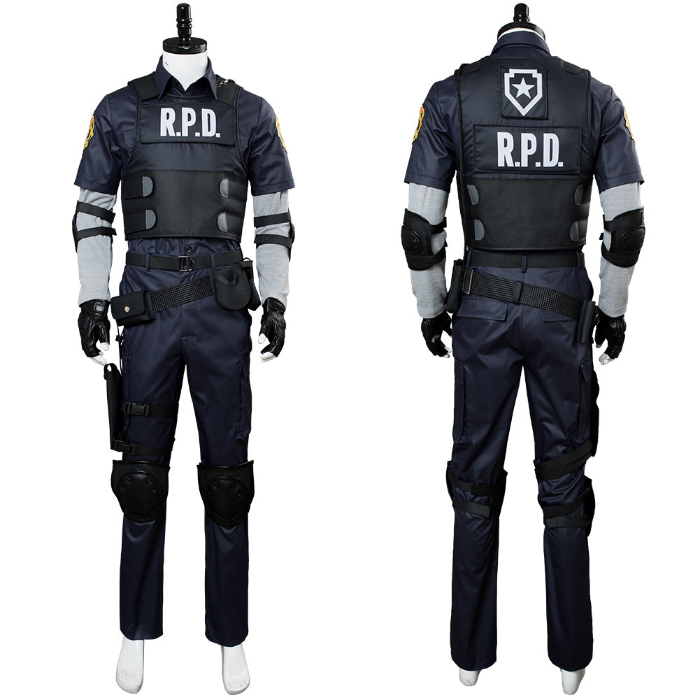 Resident Evil 4 Leon Scott Kennedy RPD Outfit Cosplay Costume