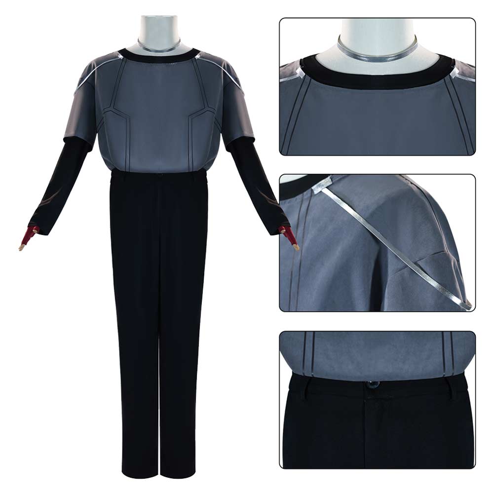 Alien Stage Till Black Outfit Carnival Halloween Cosplay Costume
