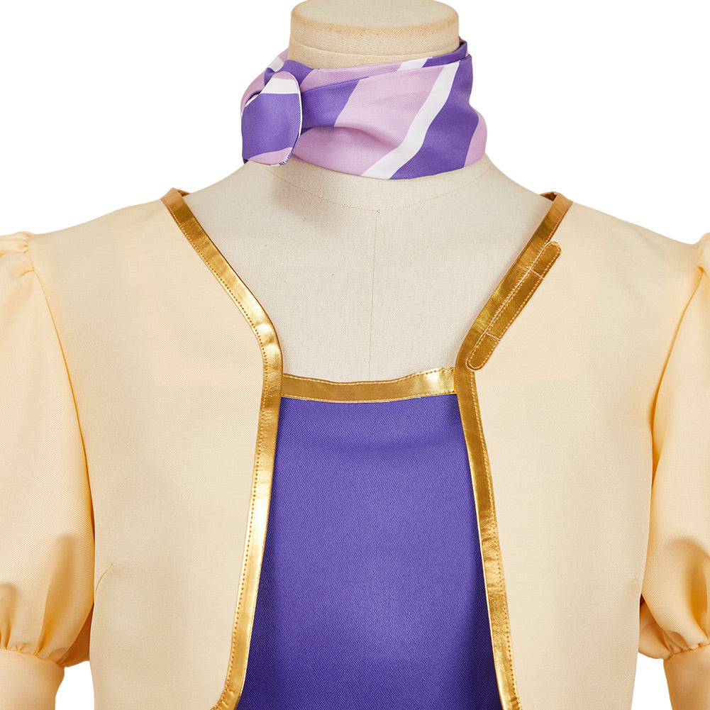 Apocalypse Hotel Yachiyo Women Purple Outfit Carnival Halloween Cospla