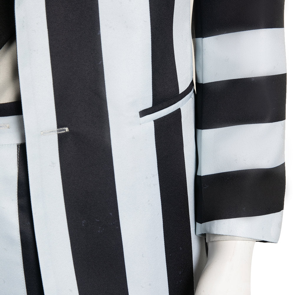 Beetlejuice 2024 Beetlejuice Archmage White And Black Striped Suit Cos
