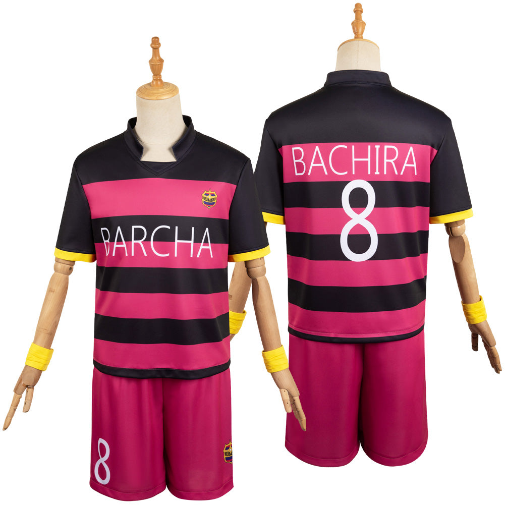 Blue Lock Meguru Bachira Red Team Uniform Party Carnival Halloween Cos