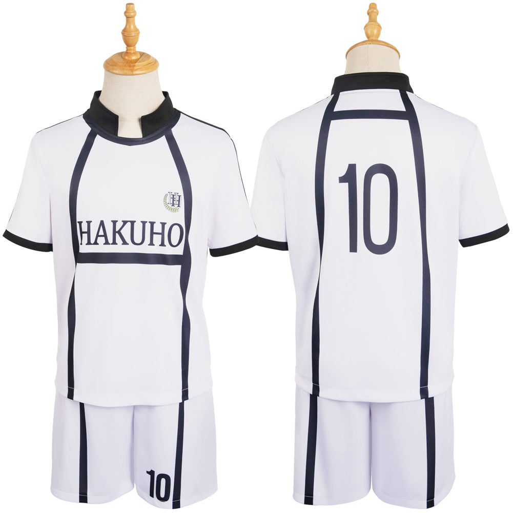 Blue Lock Reo Mikage White Team Uniform Party Carnival Halloween Cospl
