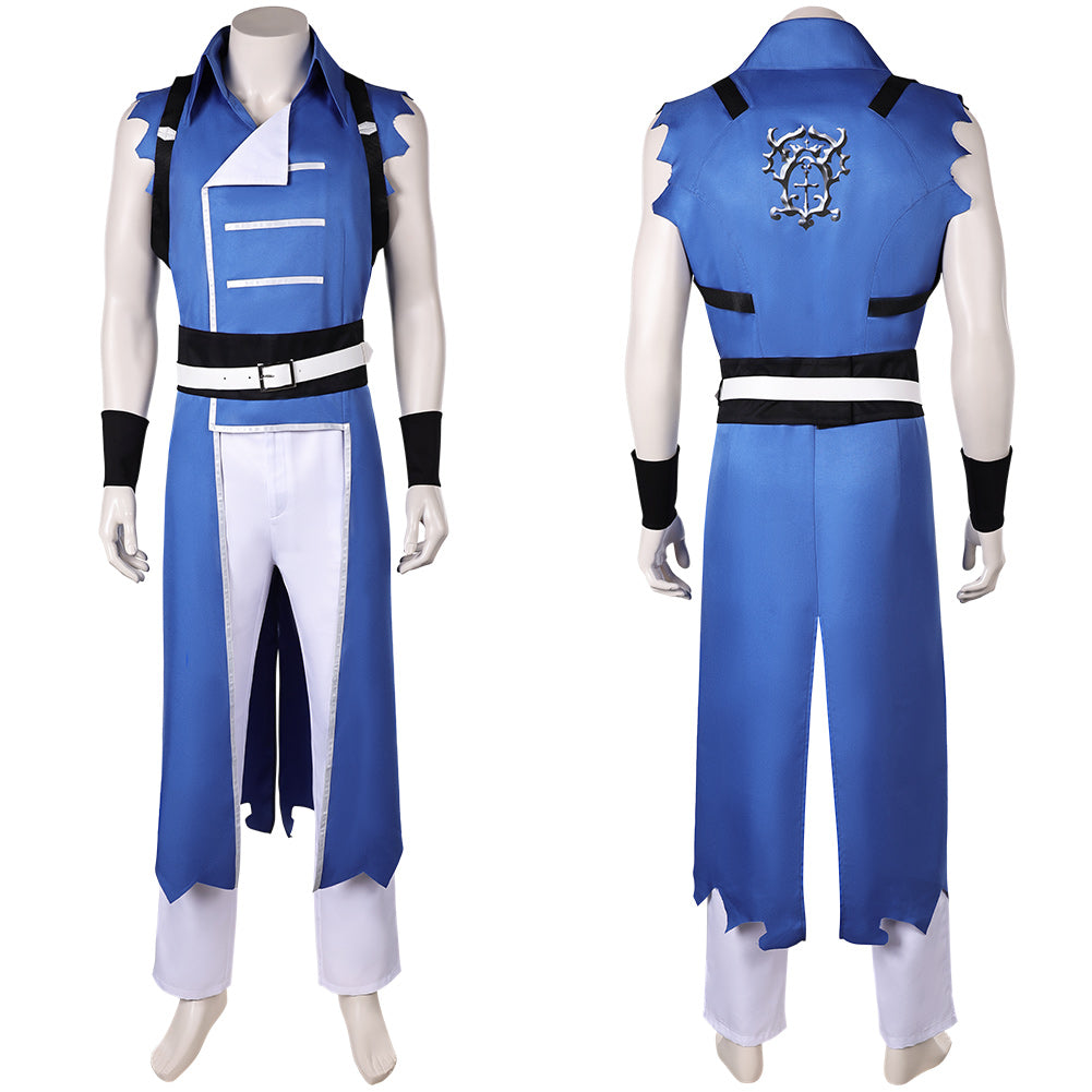 Castlevania: Nocturne Season 2 Richter Belmont Blue Outfit Carnival Ha