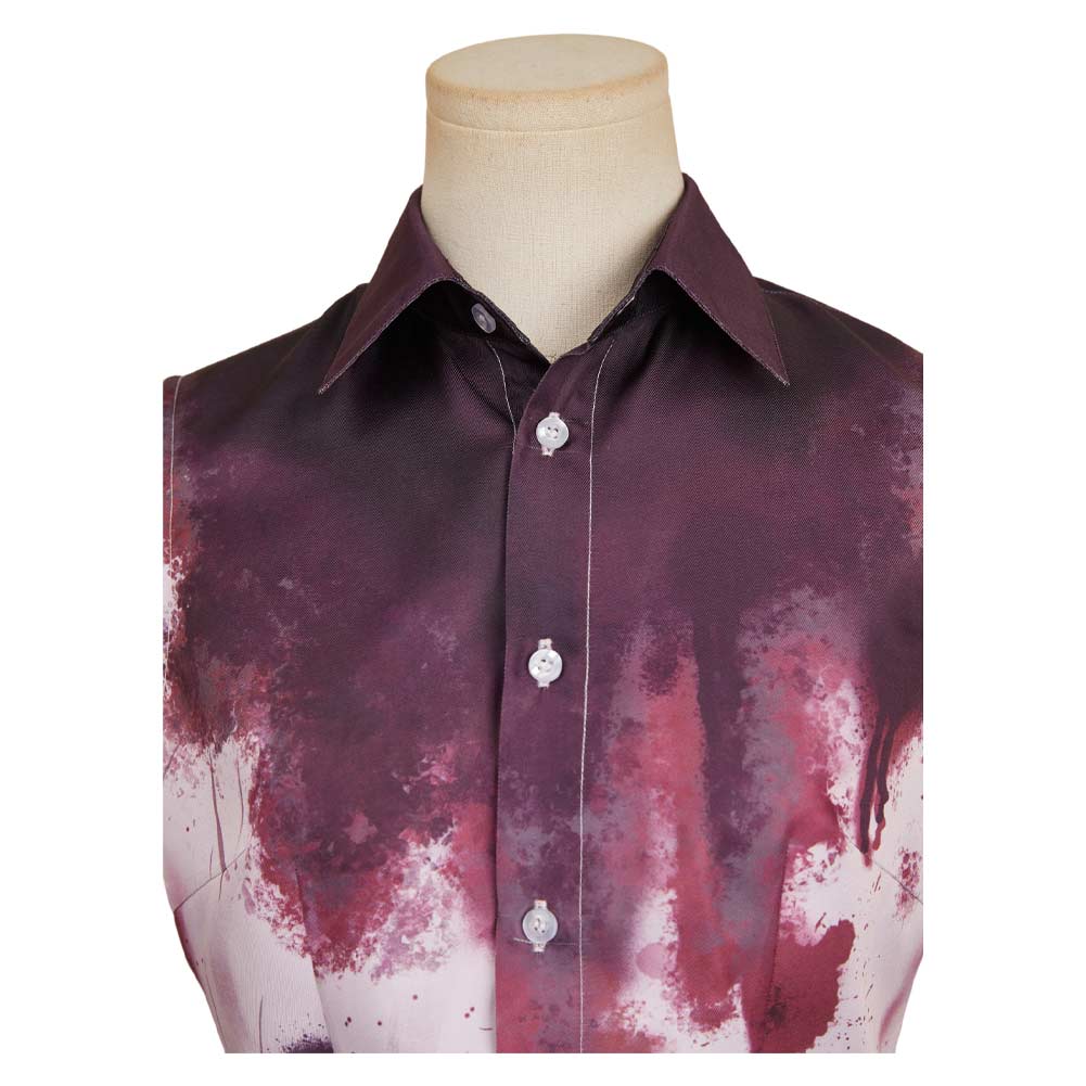 Companion (2025) Iris Women Pink Bloody Outfit Carnival Halloween Cosp