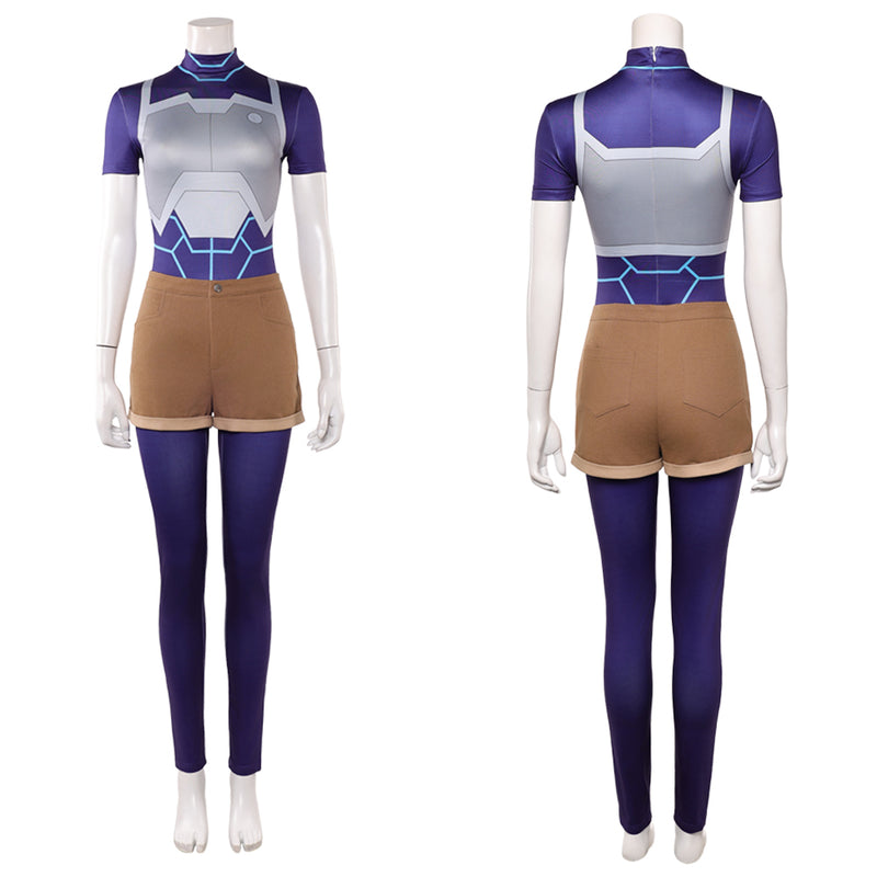 Cosplay Costume Tech Jacket Zoe Thompson Invincible Season 4 Fullset ...