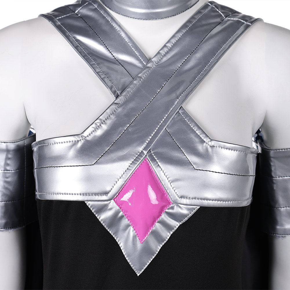 Creature Commandos 2024 Circe Black Printed Outfit Carnival Halloween