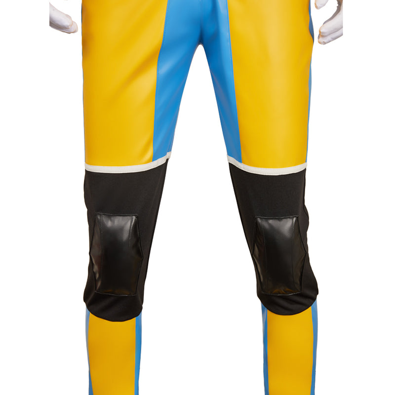 Dispatch Waterboy Yellow Leather Jumpsuit Outfit Men Halloween Carnival ...