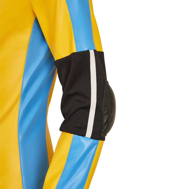 Dispatch Waterboy Yellow Leather Jumpsuit Outfit Men Halloween Carnival ...