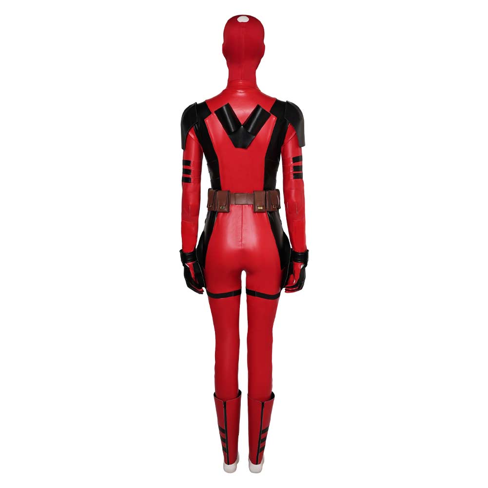 Home All products DPool 2024 Ladypool Red Jumpsuit Full...
