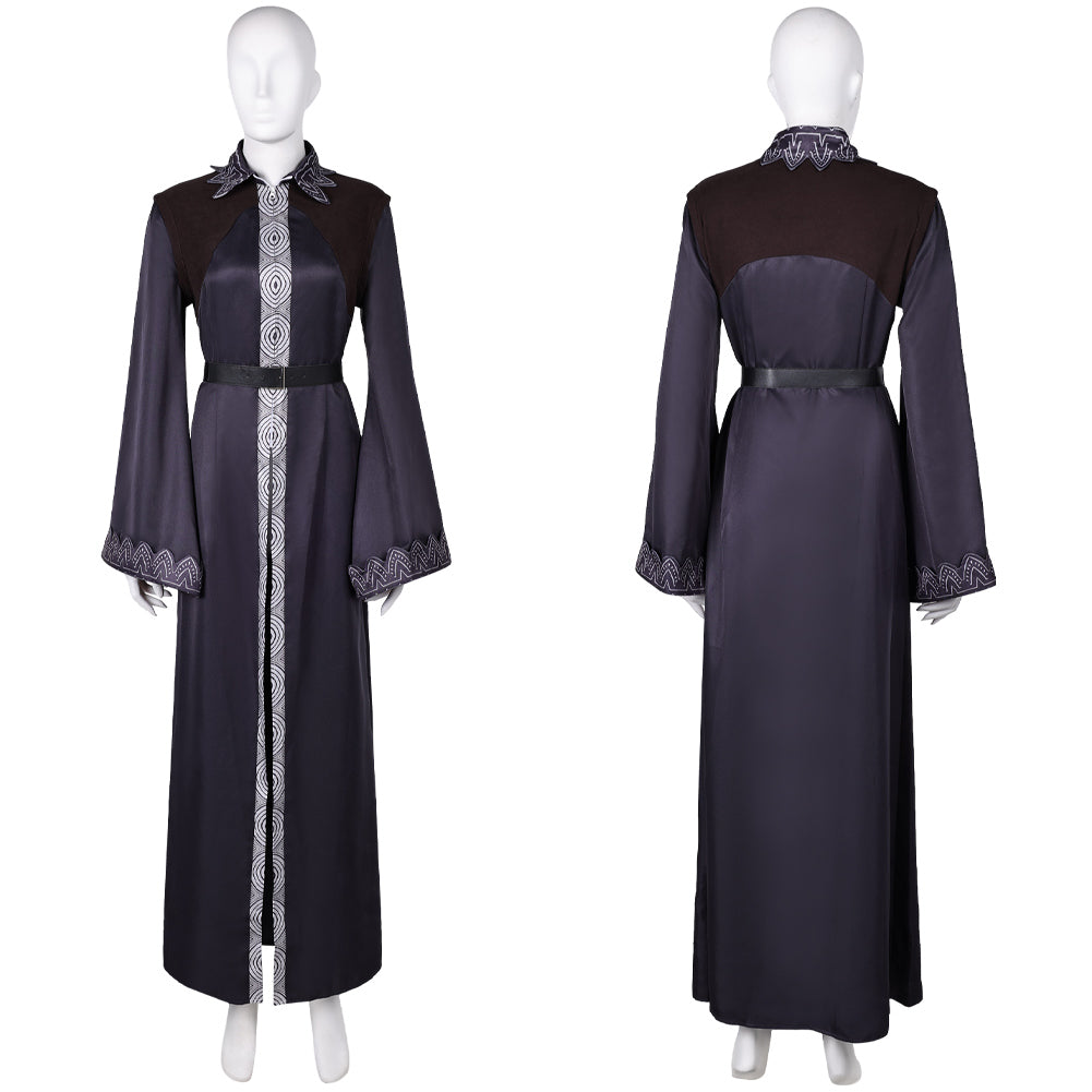Dragon's Dogma Raksha Women Purple Robe Party Carnival Halloween Cospl