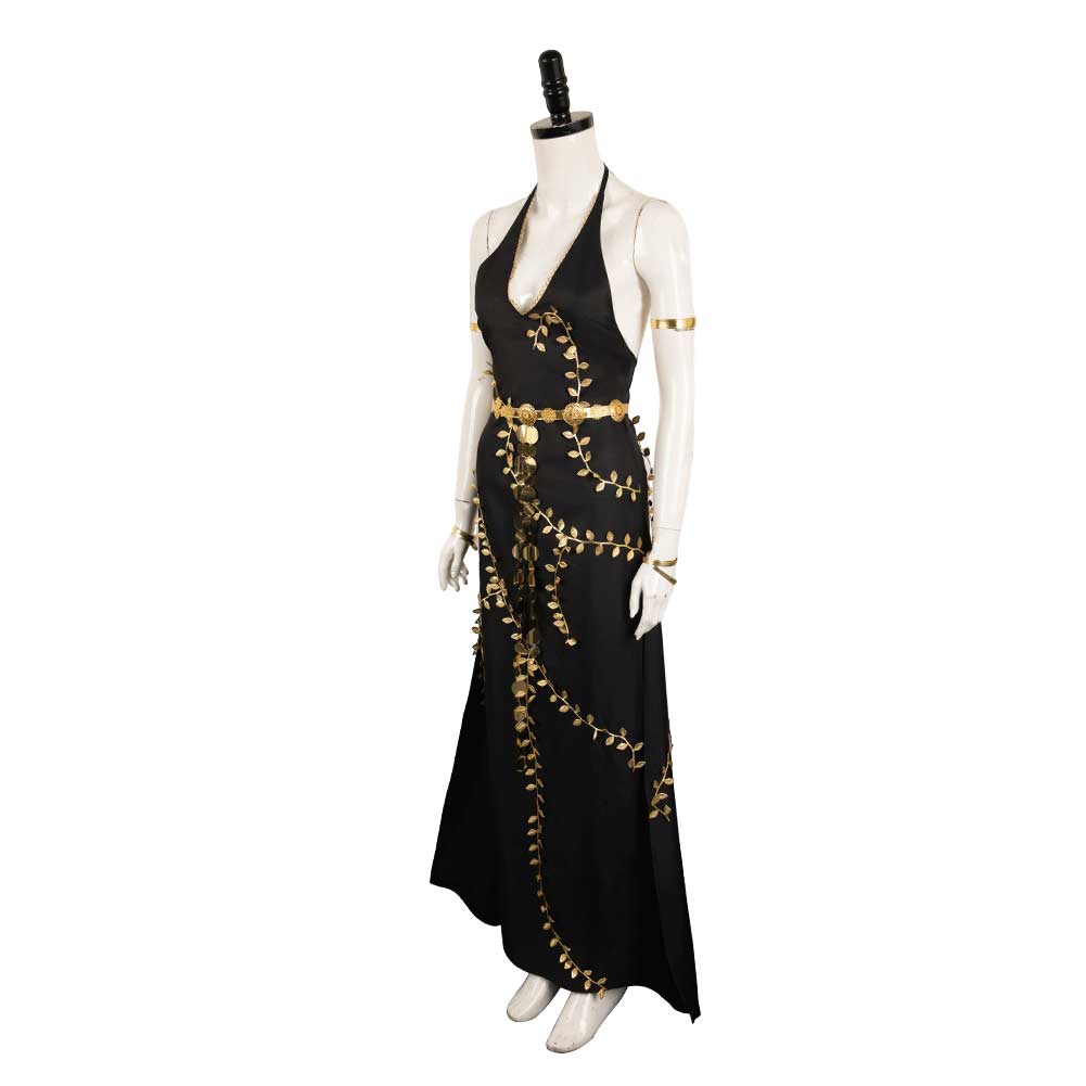 ER Marika Women Black Dress Party Carnival Halloween Cosplay Costume