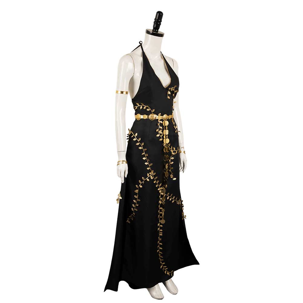 ER Marika Women Black Dress Party Carnival Halloween Cosplay Costume