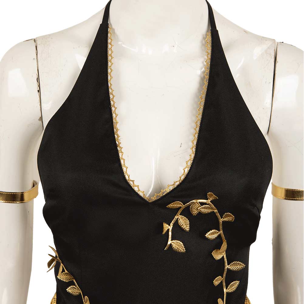 ER Marika Women Black Dress Party Carnival Halloween Cosplay Costume