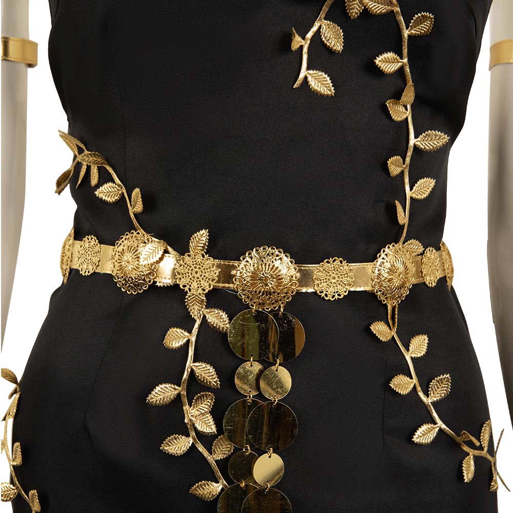 ER Marika Women Black Dress Party Carnival Halloween Cosplay Costume