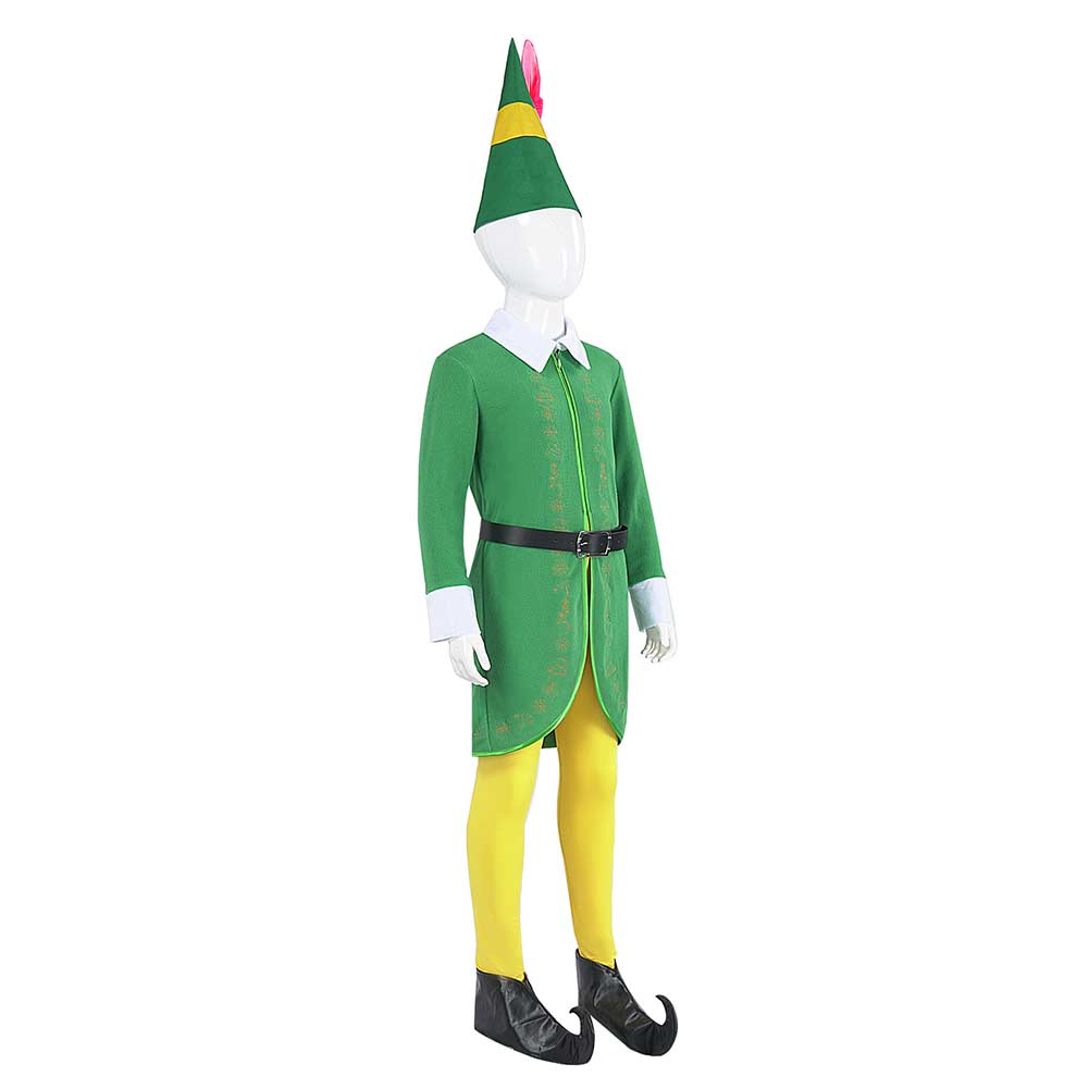 Elf: Buddy's Musical Christmas Buddy Kids Children Green Outfit Party