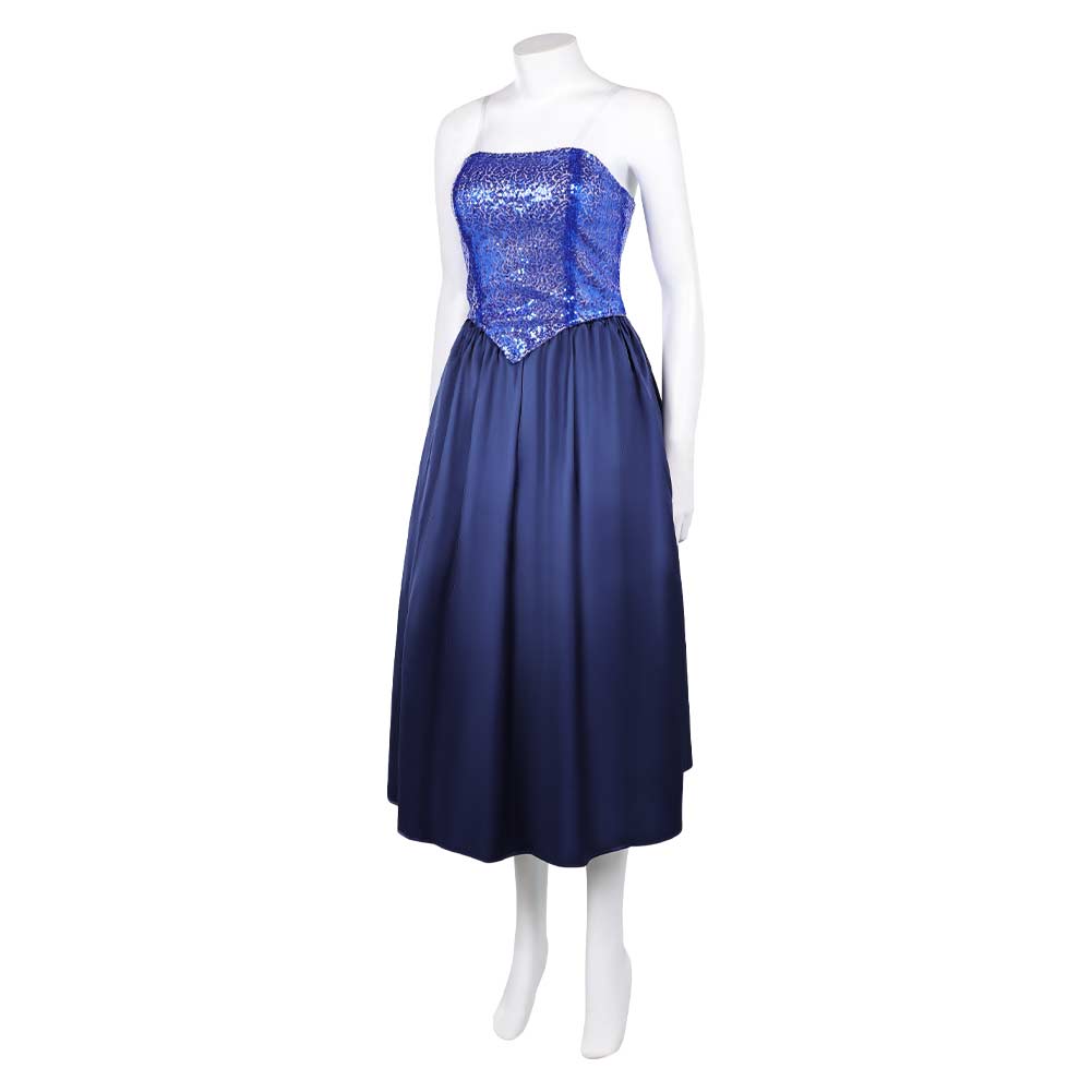 Fear Street: Prom Queen 2025 Melissa Mckendrick Women Blue Dress Cospl