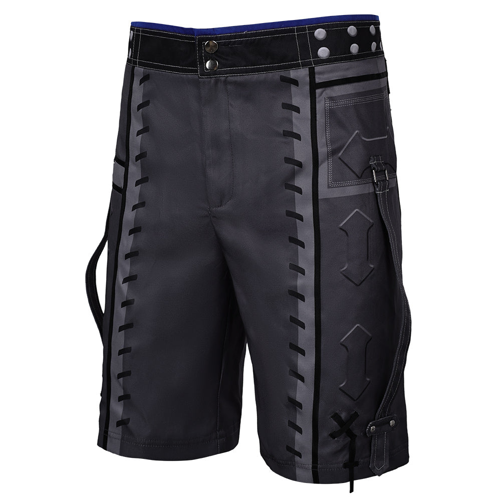 FF Cloud Strife Black Shorts Party Carnival Halloween Cosplay Costume