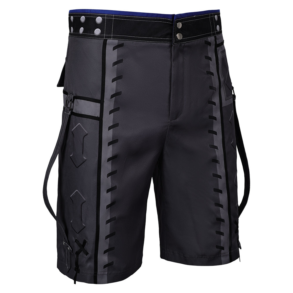 FF Cloud Strife Black Shorts Party Carnival Halloween Cosplay Costume
