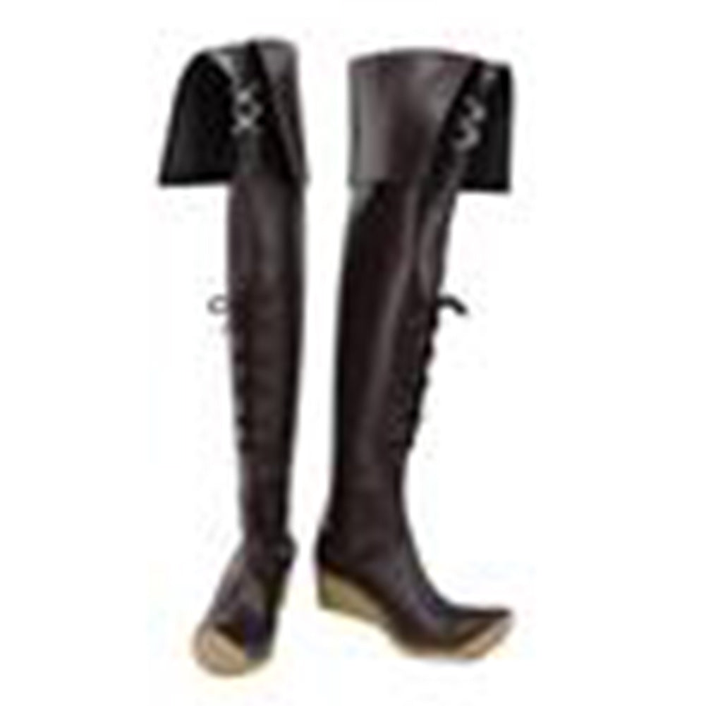 FF XIV Mide Hotgo Cosplay Shoes Boots Halloween Costumes Accessory Cus