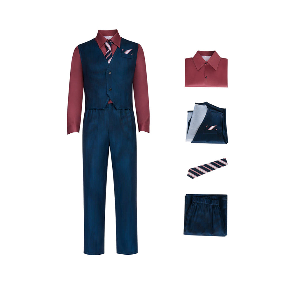 Finley The Puppet Finley Blue Outfit Carnival Halloween Cosplay Costum