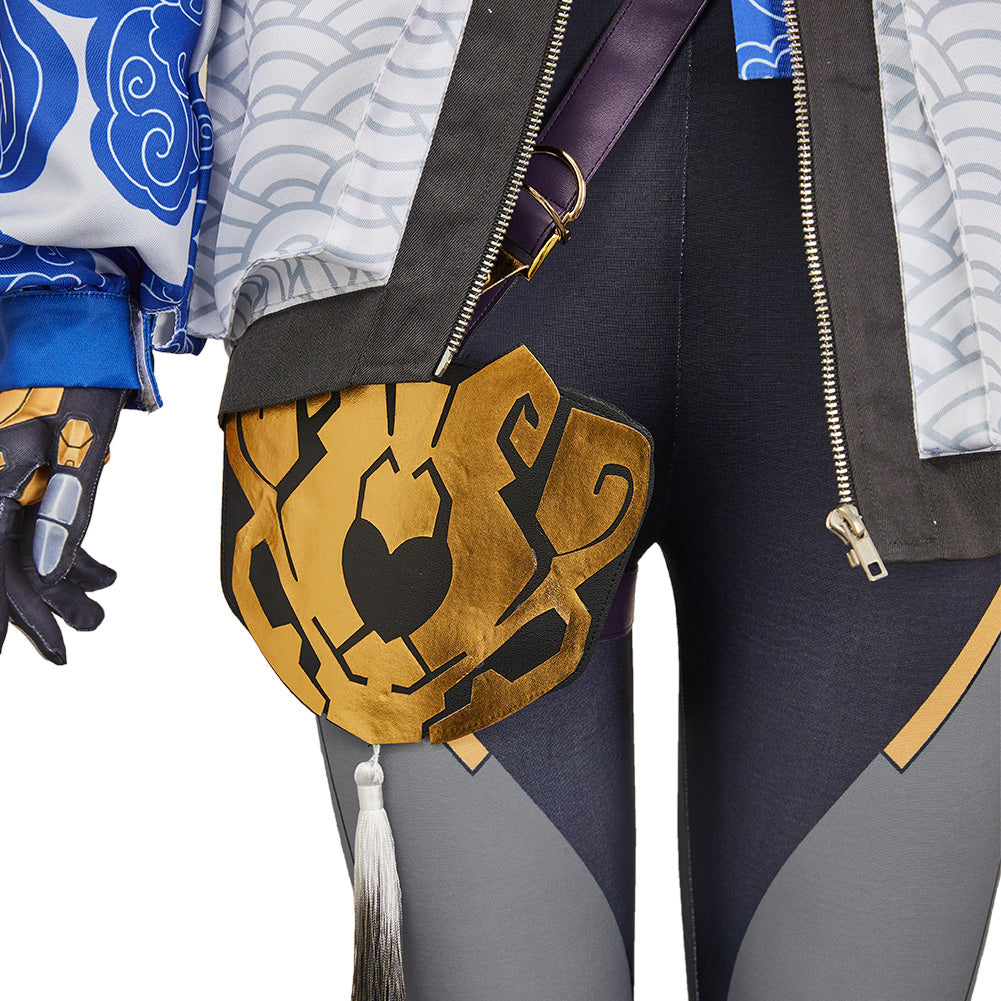 FragPunk Kismet Women White Outfit Carnival Halloween Cosplay Costume