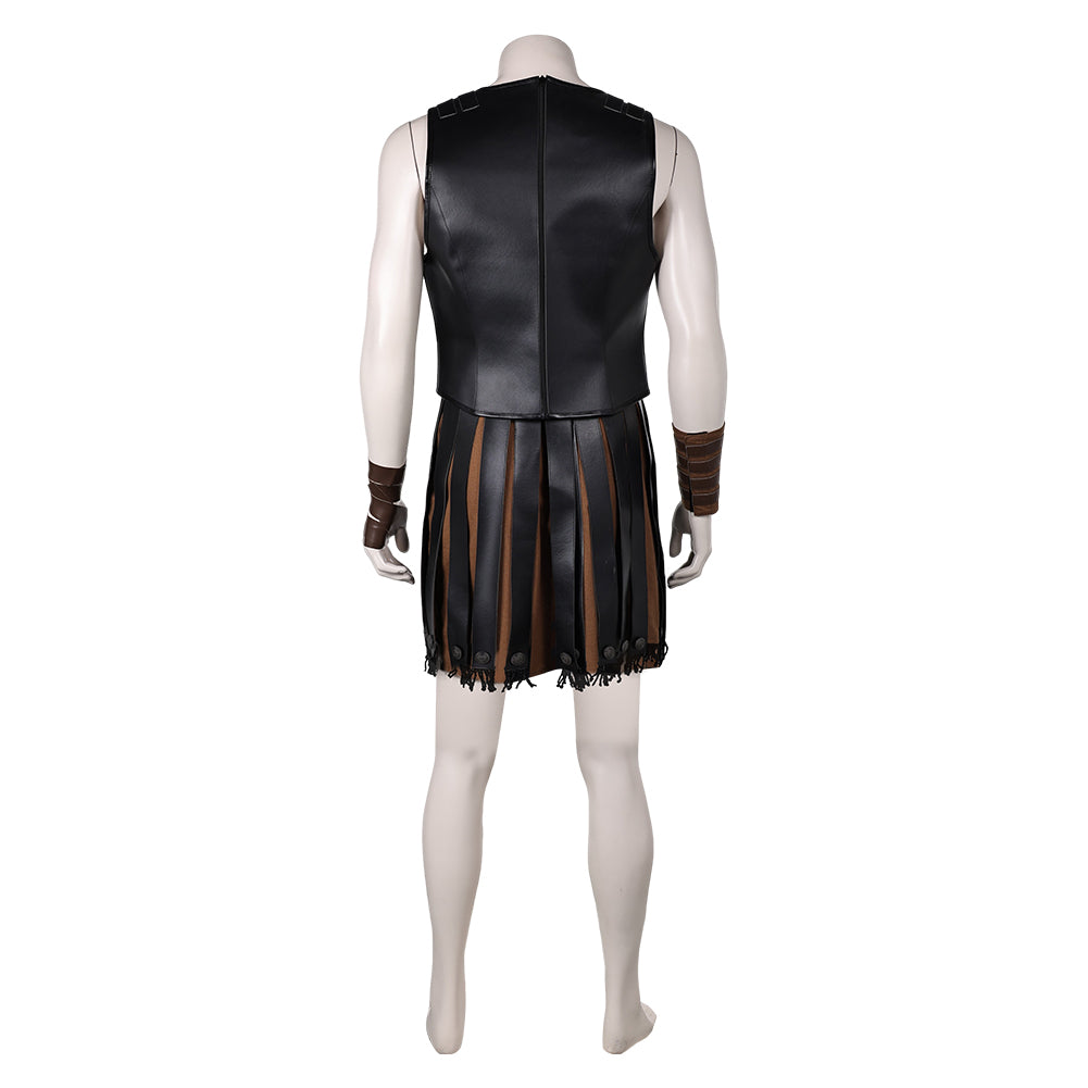 Gladiator 2024 Lucius Verus Black Outfit Carnival Halloween Cosplay Co
