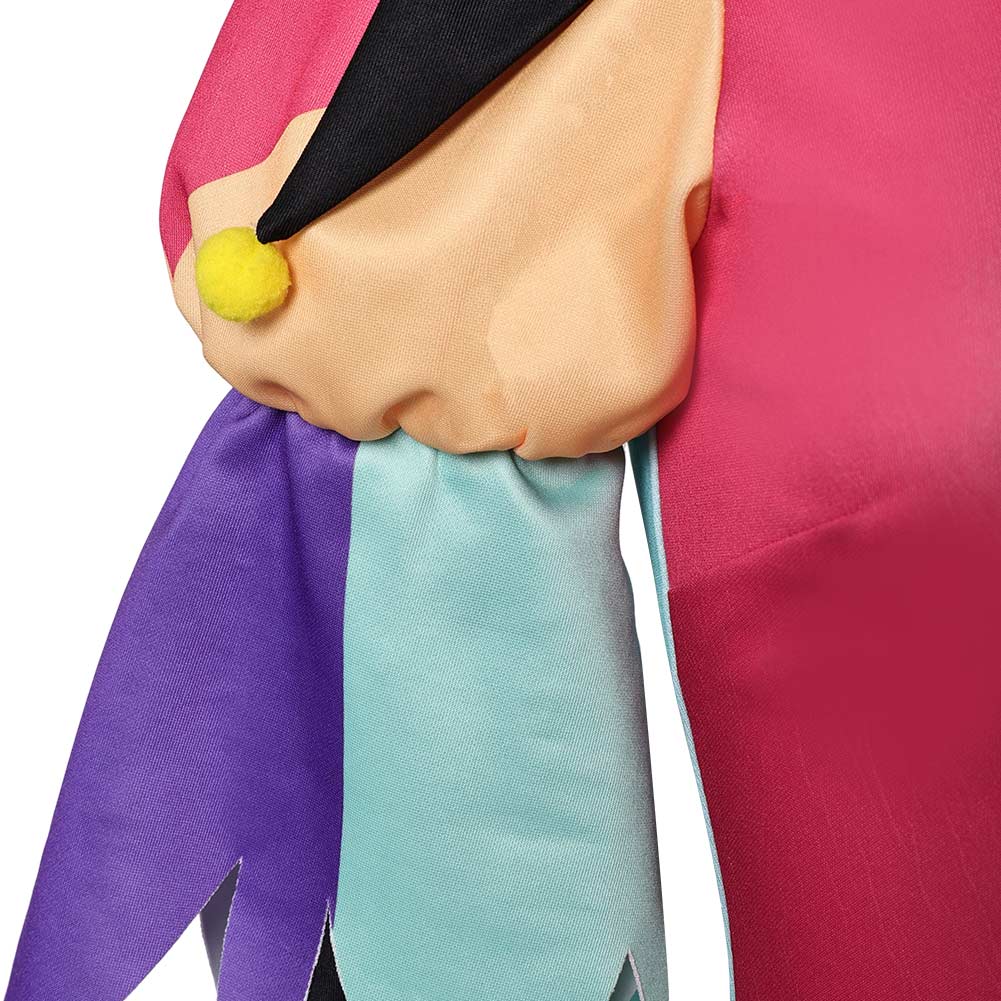 Helluva Boss Hazbin Hotel TV Fizzarolli Women Clown Suit Party Carniva