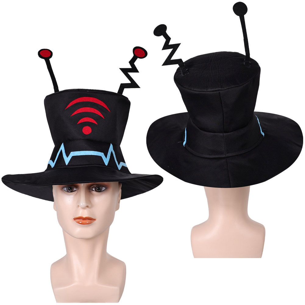 Helluva Boss Hazbin Hotel Vox Cosplay Hat Cap Halloween Carnival ...