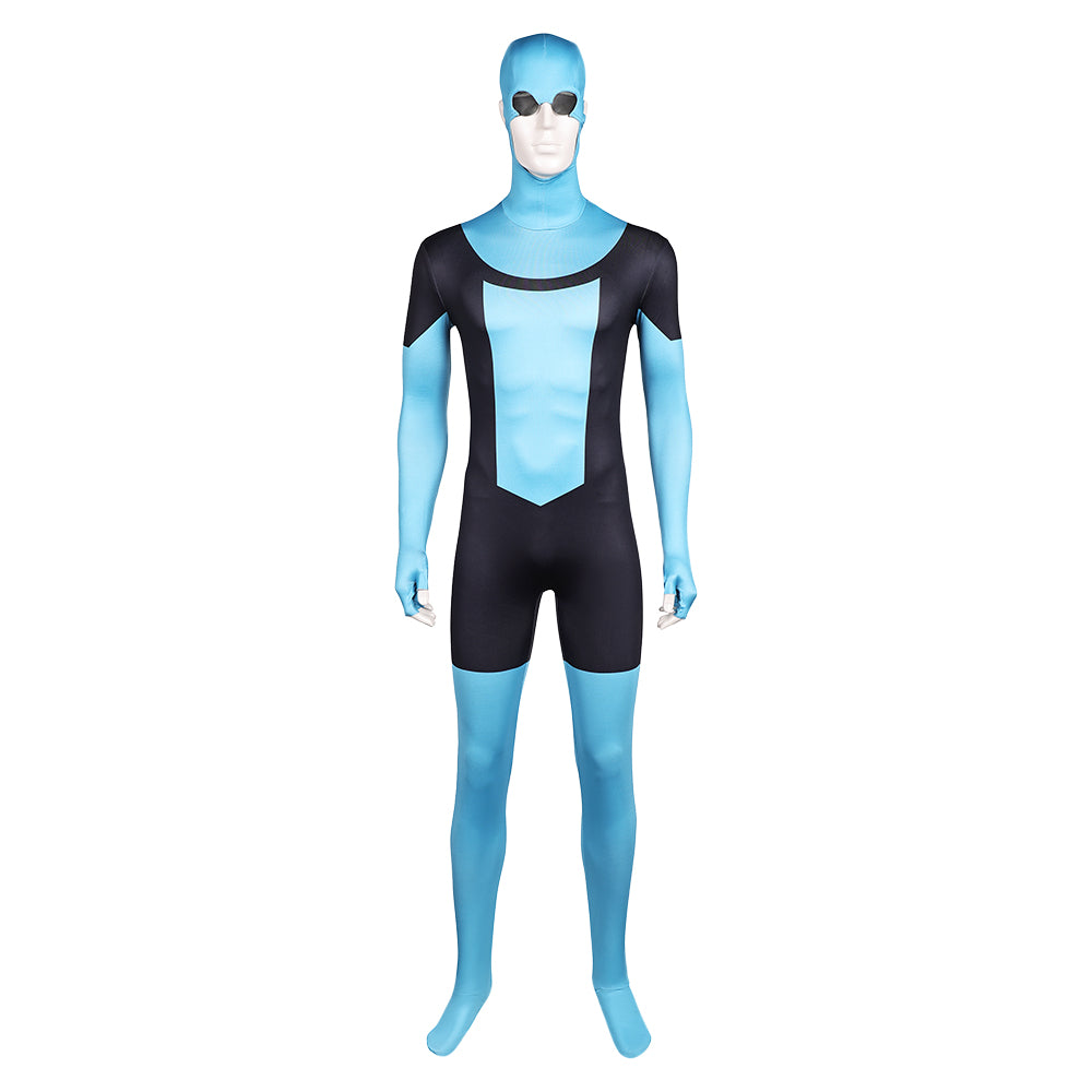 Invincible Mark Grayson Blue And Black Jumpsuit Carnival Halloween Cos
