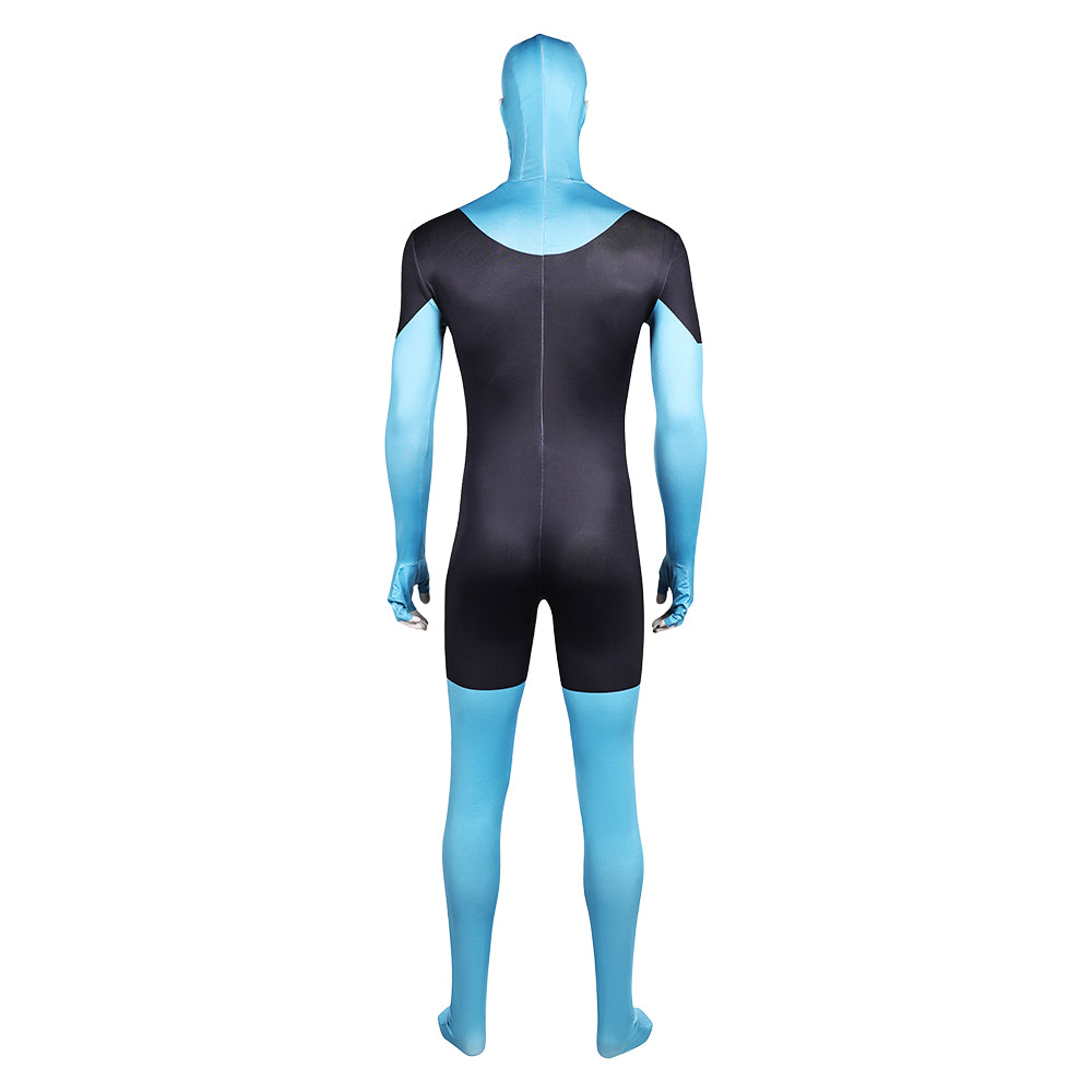 Invincible Mark Grayson Blue And Black Jumpsuit Carnival Halloween Cos