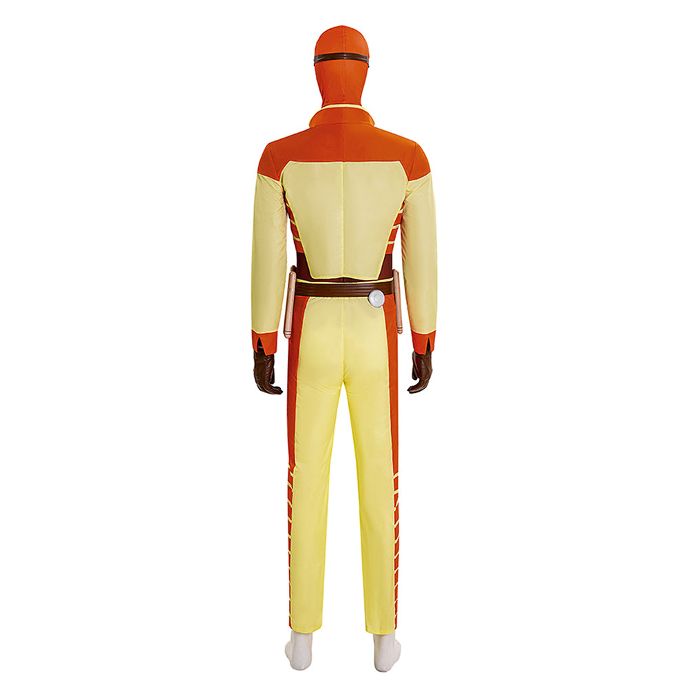Invincible Rex Splode Yellow Outfit Carnival Halloween Cosplay Costume