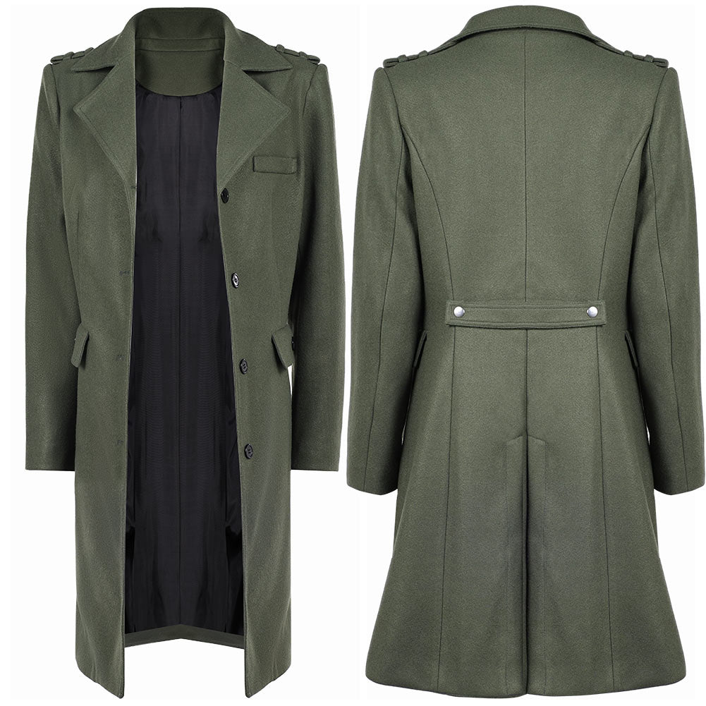 John Wick: Ballerina 2025 Eve Macarro Rooney Women Green Coat Outfit C
