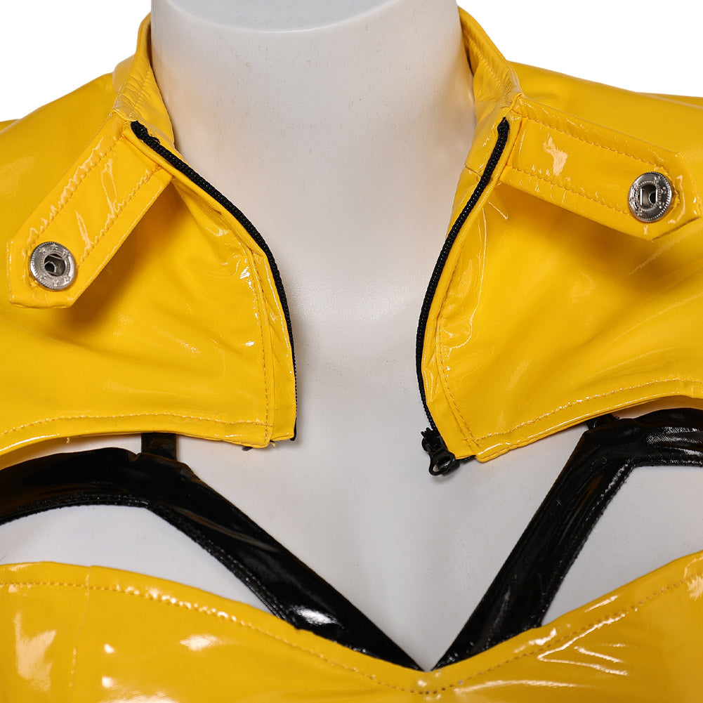 Kill Bill The Bride Women Yellow Sexy Suit Party Carnival Halloween ...