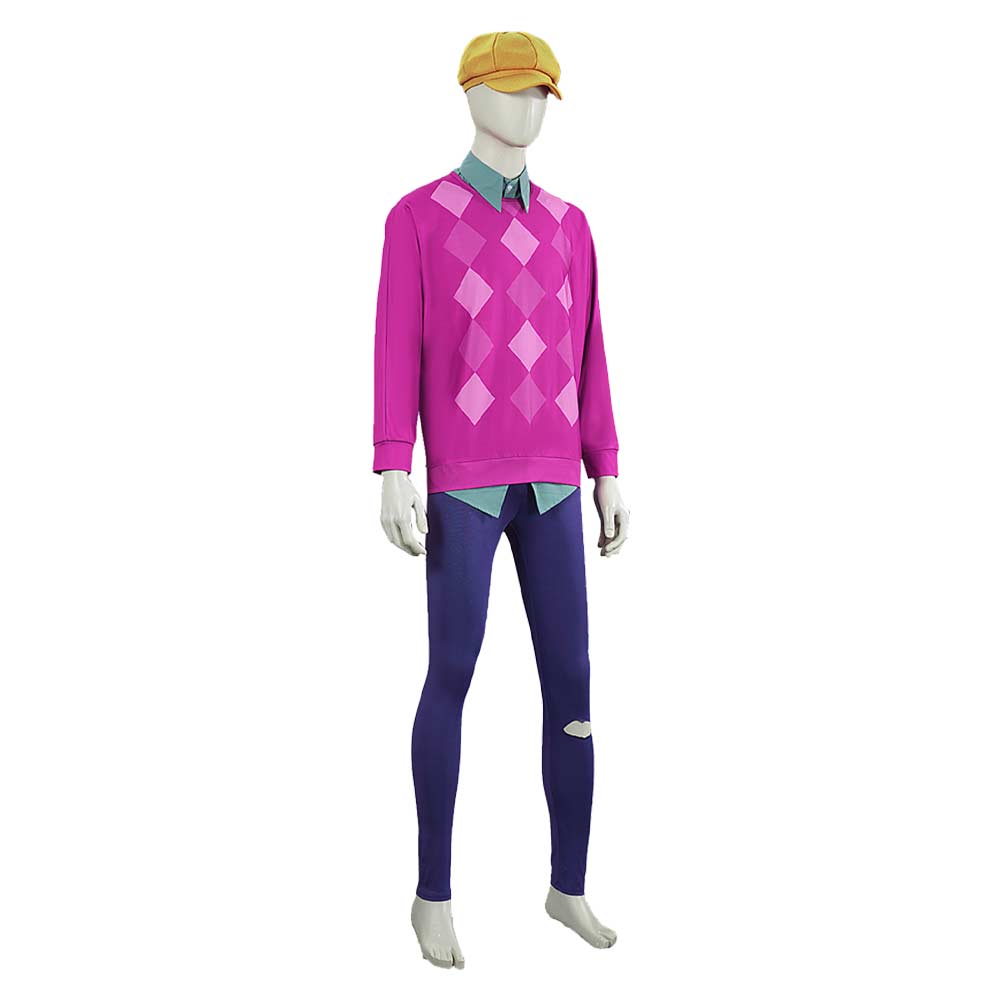 KPop Demon Hunters Baby Saja Soda Pop Purple Outfit With Hat Cosplay C