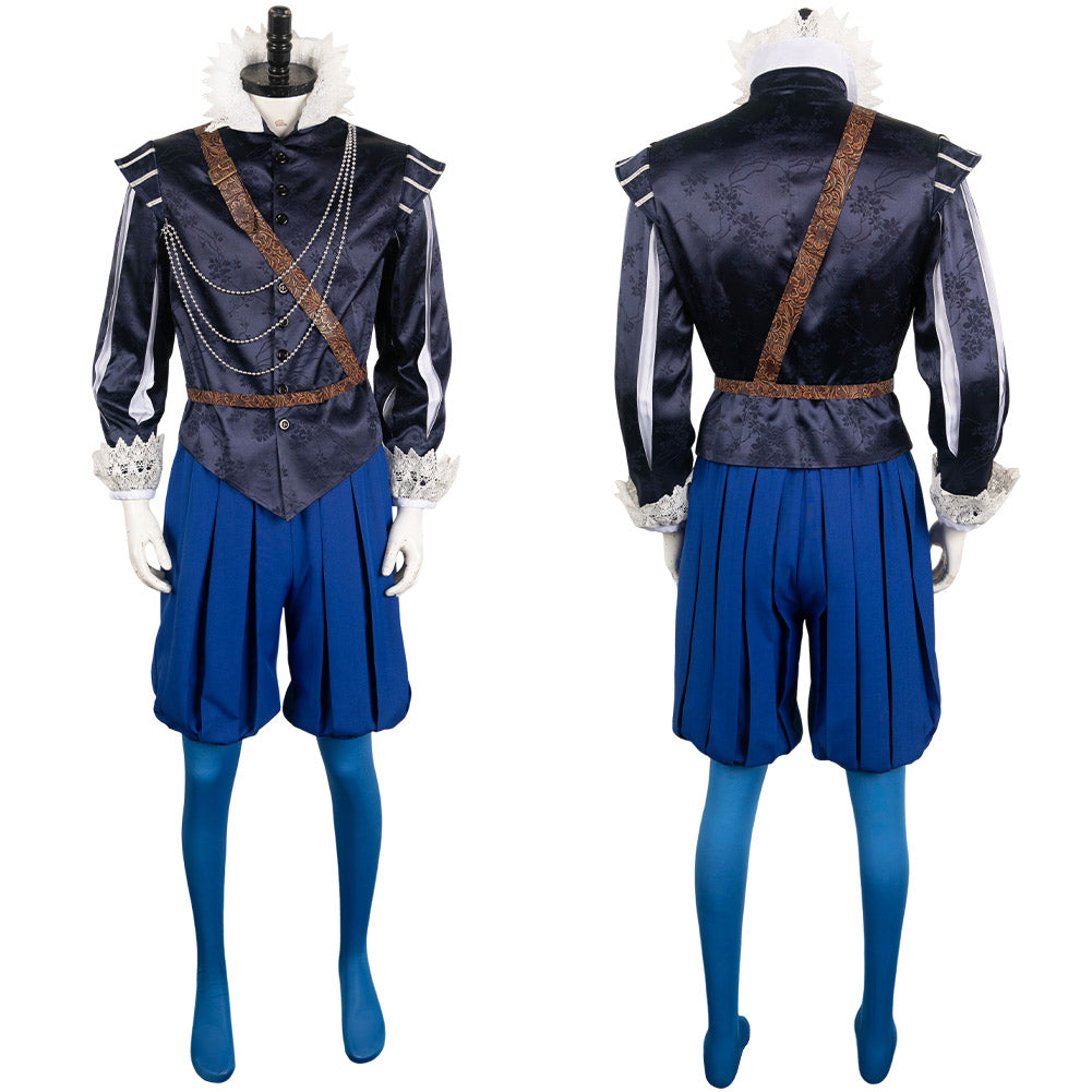 Mary & George 2024 George Blue Outfit Party Carnival Halloween Cosplay