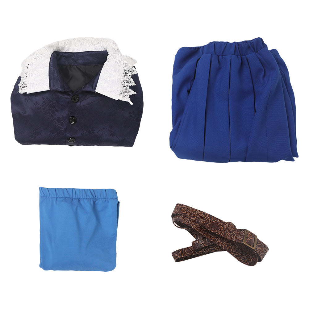 Mary & George 2024 George Blue Outfit Party Carnival Halloween Cosplay