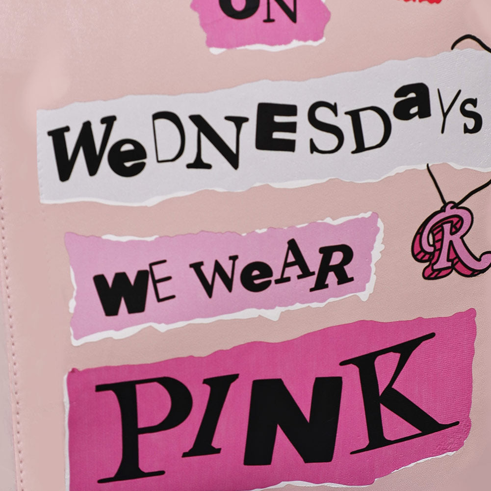 Mean Girls 2024 Burn Book Pink Cosplay Shoulder Bag Halloween Carnival