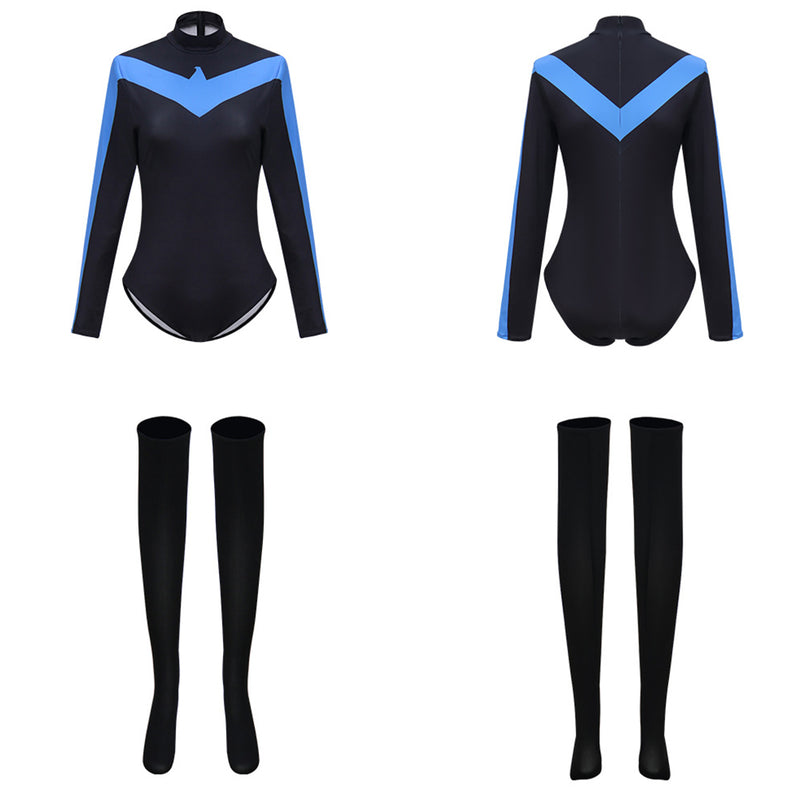 Nightwing Dick Greyson Genderbend Jumpsuit Women Halloween Outfit ...