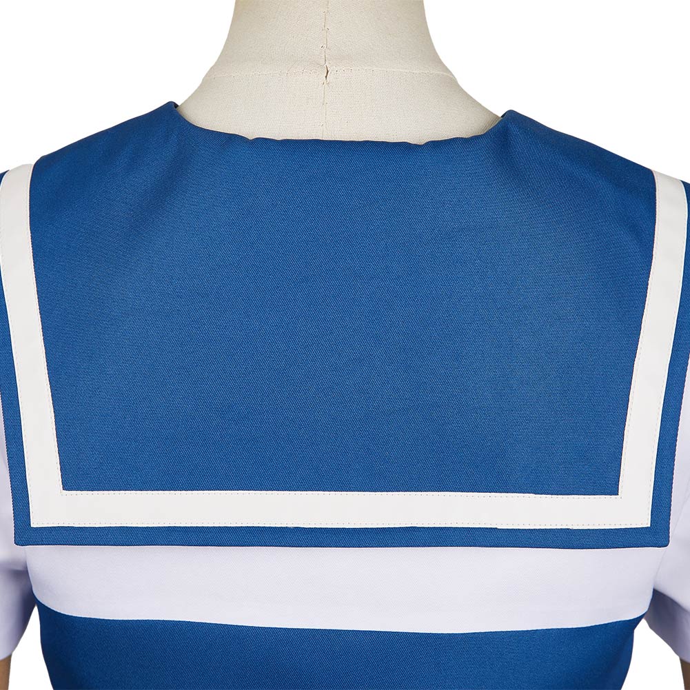 One Piece Fan Letter Nami Fans Women Blue Navy Suit Carnival Halloween