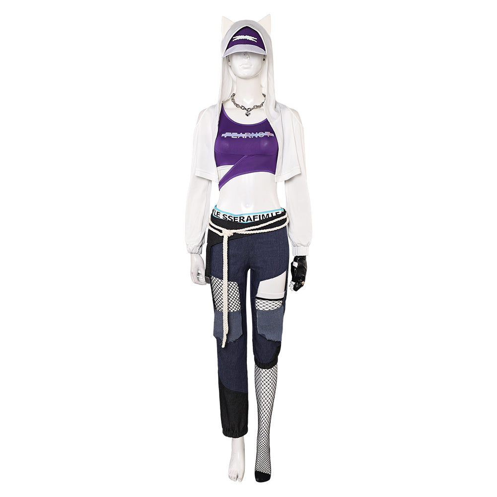 Home All products OW Ashe Women Purple Outfit With Hat ...